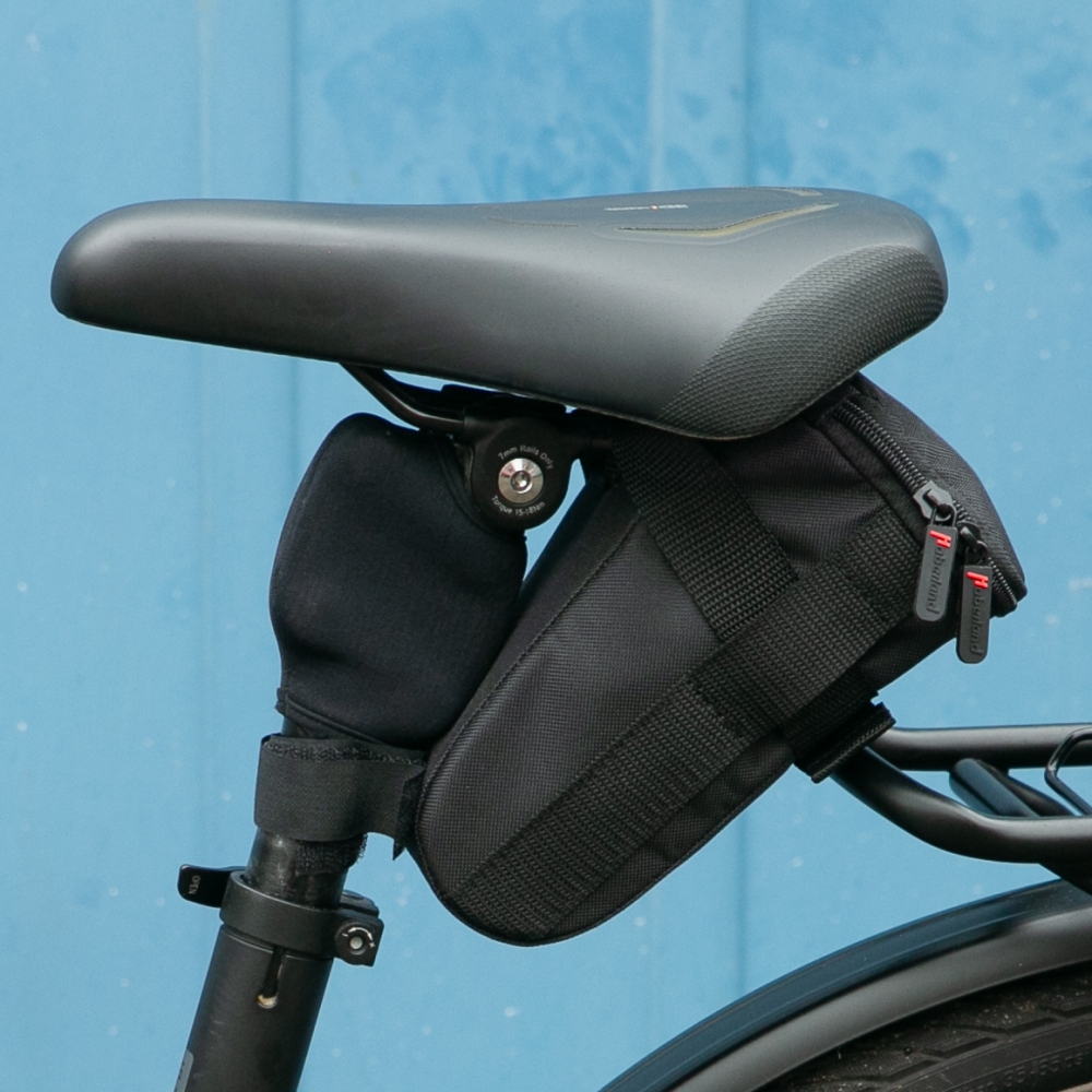 Tasche f. Schlosskette mit Schlosskörper - schwarz - STKS24 00